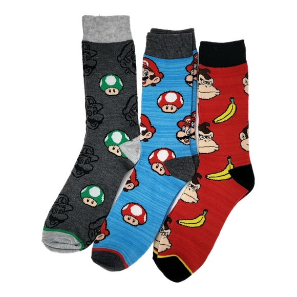 Nintendo | Underwear & Socks | Nintendo Super Mario Bros Donkey Kong ...
